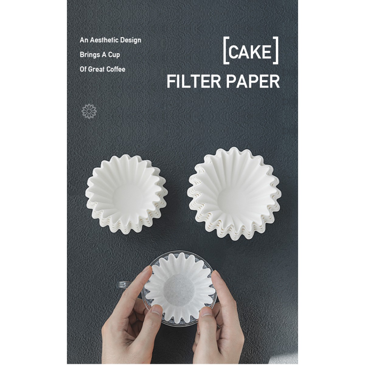 Buy MHW-3BOMBER Cake-Shaped Coffee Filter Paper – Clean & Eco-Friendly ...