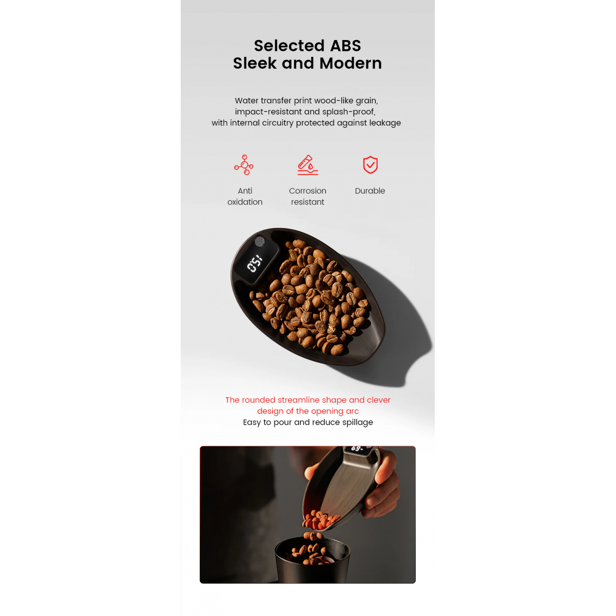 Buy MHW-3BOMBER MVE Coffee Scale | Precise Coffee Brewing with LED ...