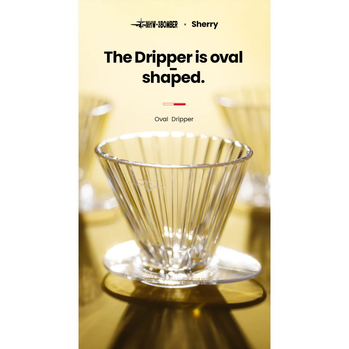 Buy MHW-3BOMBER Oval Dripper Dripper for Barista | Homebrewer Colour ...